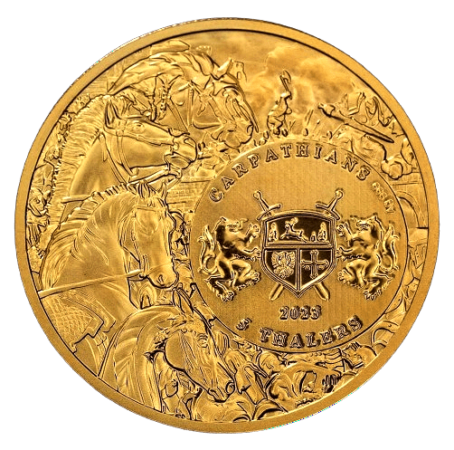 1 oz Silver Four Horsemen of the Apocalypse White Horse Gold Gilt ...